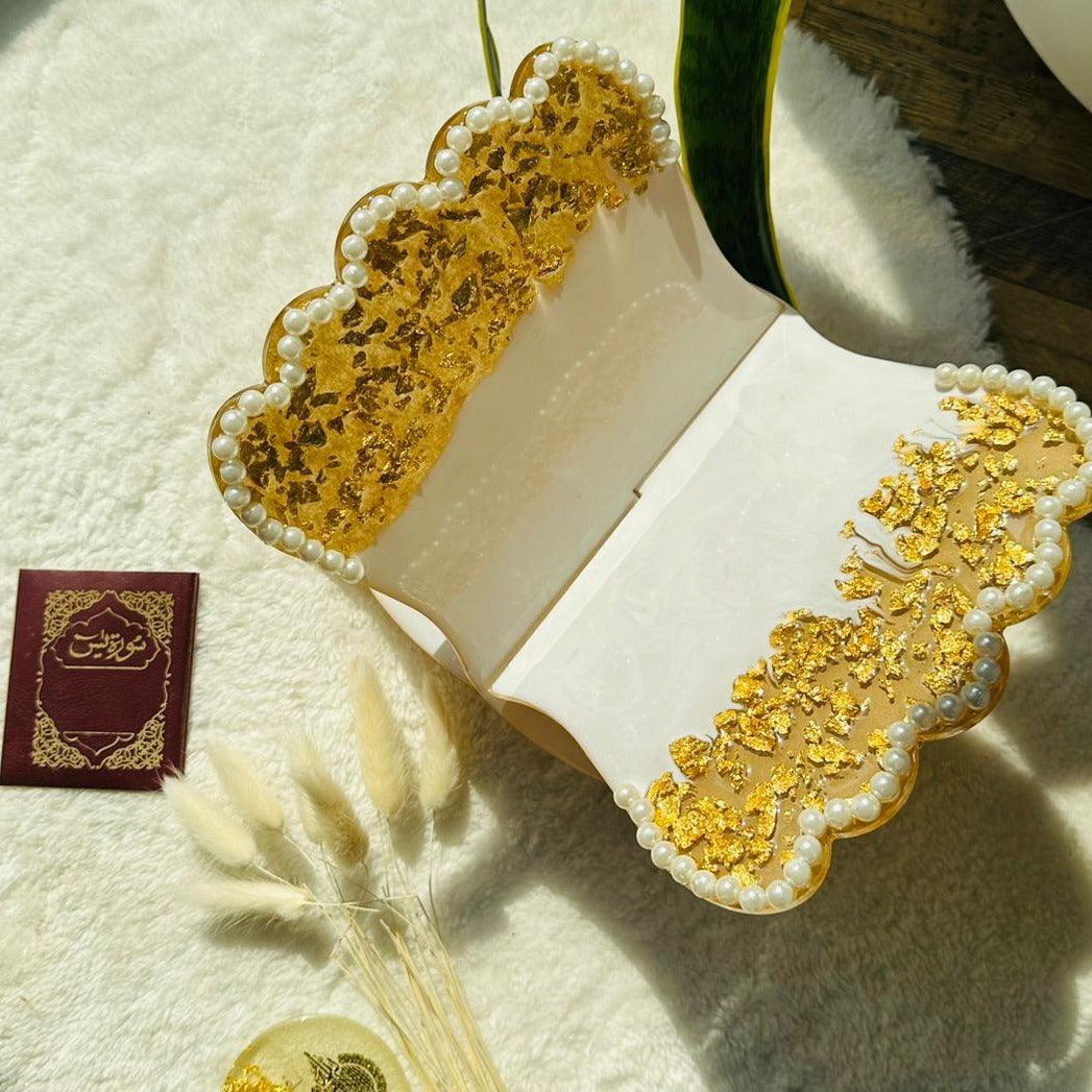 Resin Quran Holder | Resin Art in UAE – Hyacinth Arts